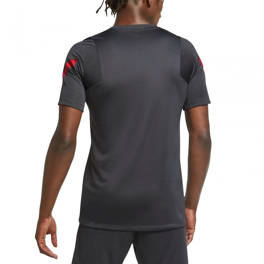 Mens Liverpool Strike SS Football Top Grey - BMC Sports