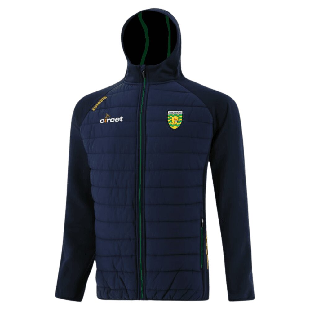 Mens Donegal GAA Peak Light Weight Padded Jacket Navy - BMC Sports